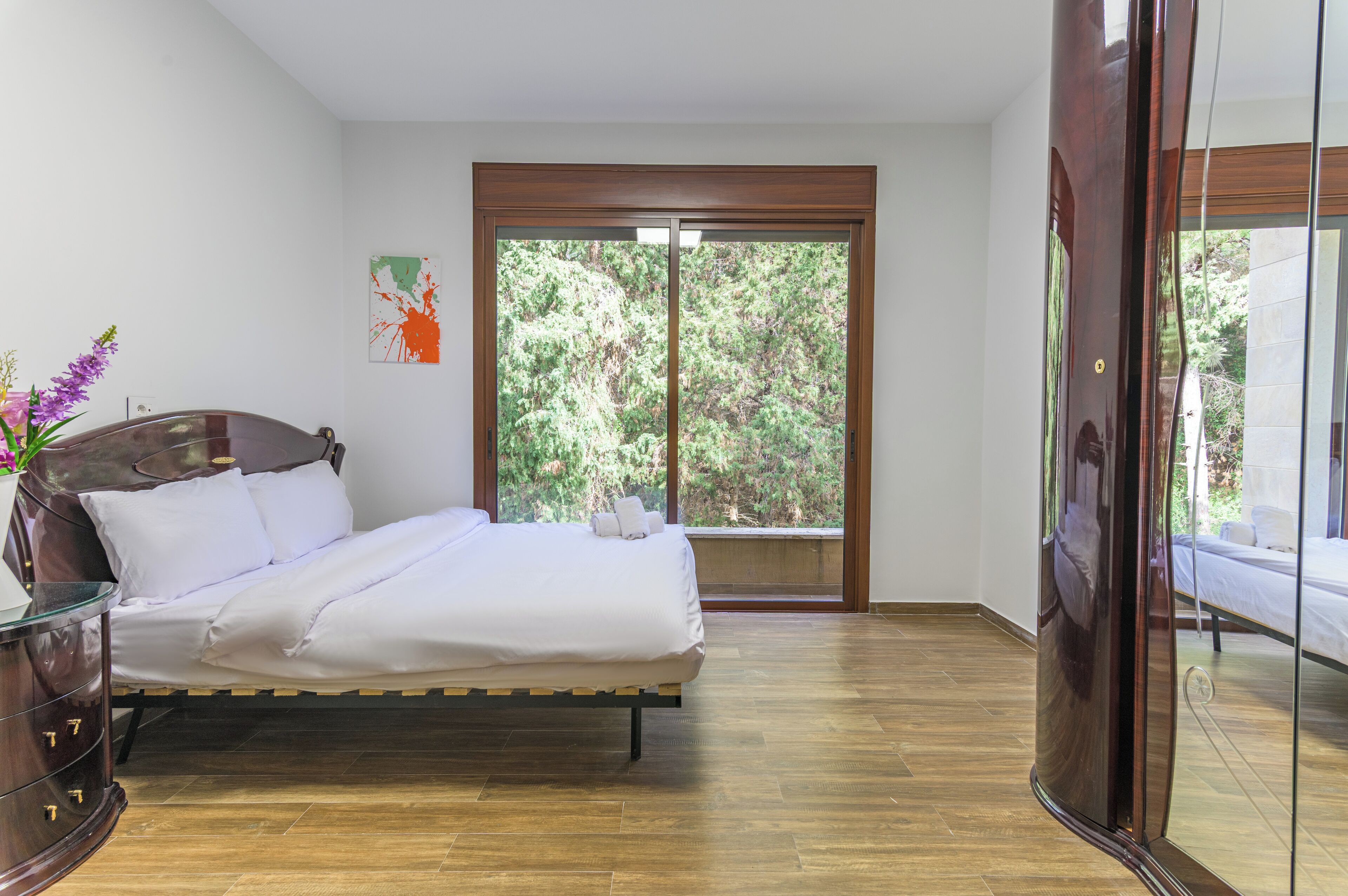 Apartamento de Luxo, 3 quartos, kitchenette, vista para o mar | Lençóis de algodão egípcio, roupa de alta qualidade 