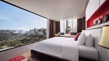 Quarto Duplo Panorâmico para 1 Pessoa | Cofre no quarto, cortinas/cortinados opacos, quartos insonorizados