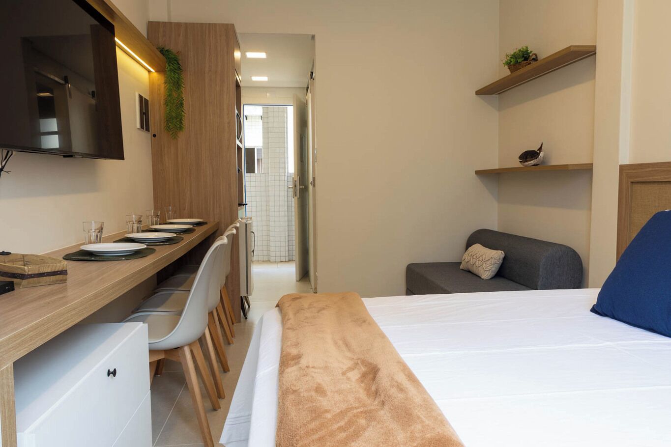 Confortável Apartamento Com Wi-fi, Pé Na Areia - Santos, Brasil