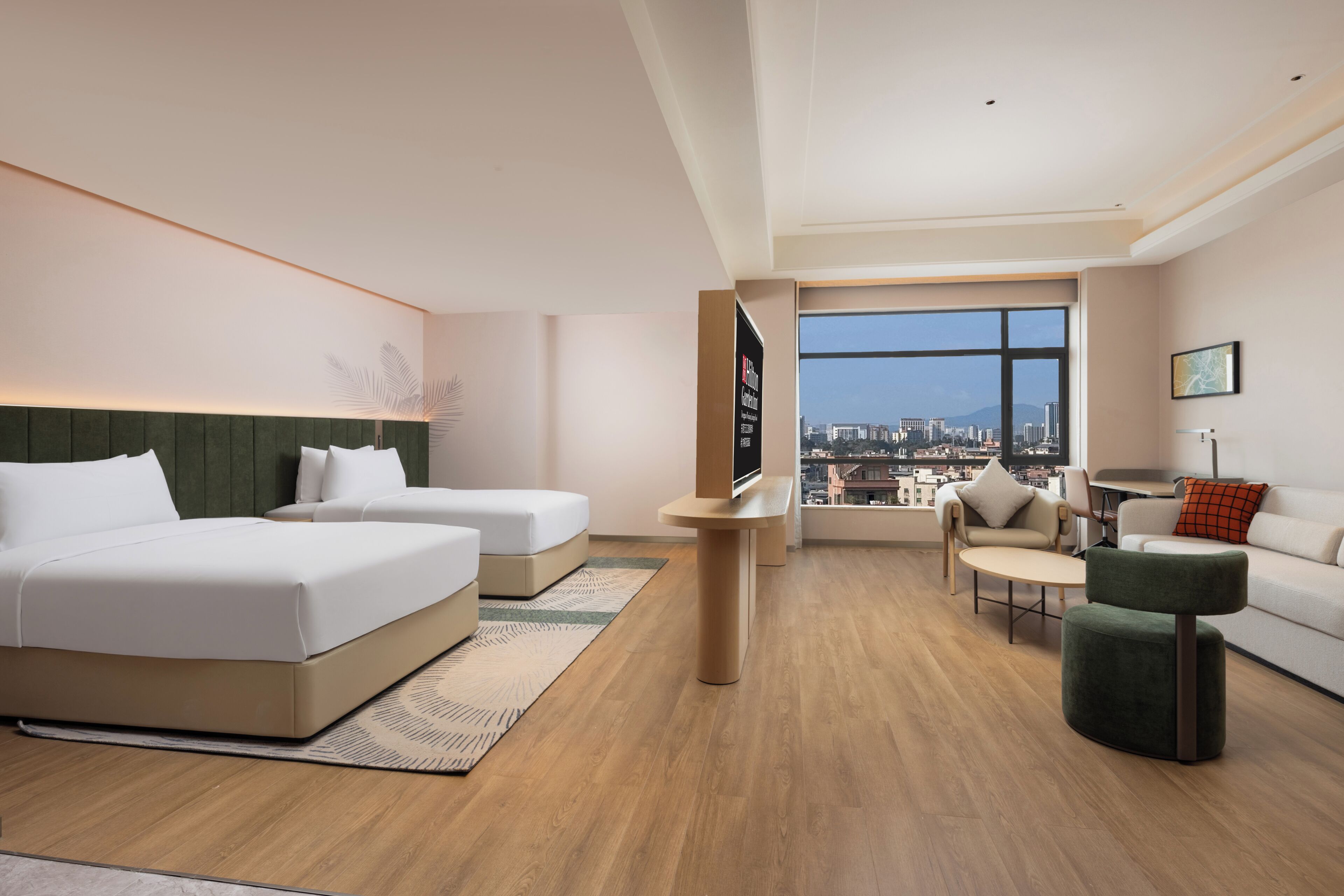 Quarto premium, várias camas | Wi-Fi de cortesia