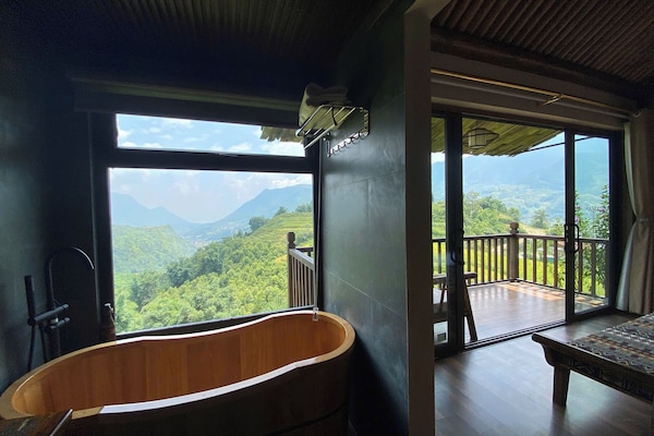 Bungalow Familiar, varanda, vista para a montanha | Interior