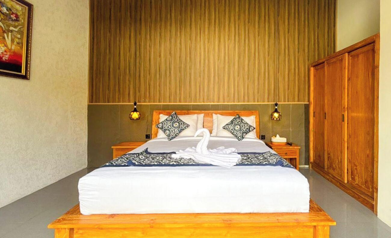 Villa de Luxo, 2 quartos, kitchenette, vista para a piscina | Wi-fi grátis 