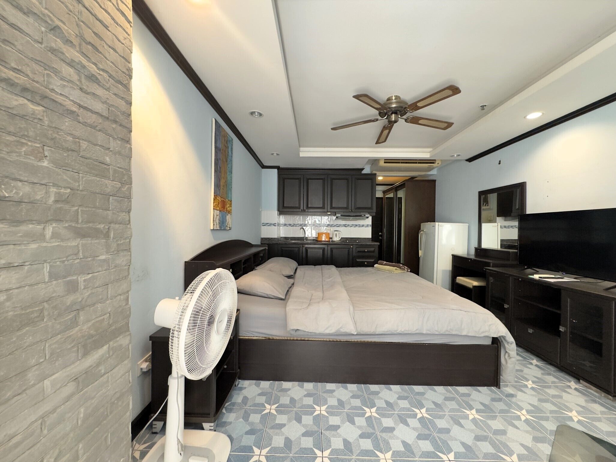 Appartement Studio Près De La Plage De Jomtien - Condominium A3 Sur La Plage De Jomtien - Pattaya