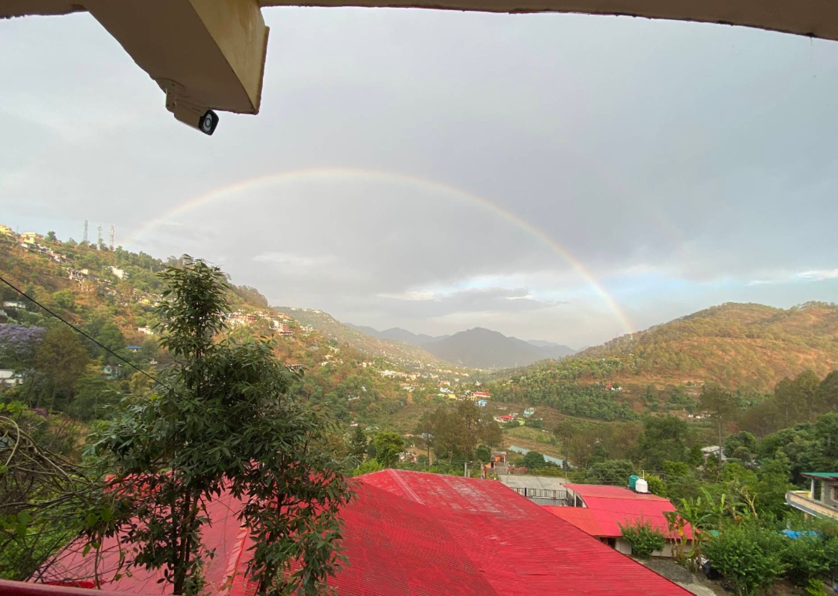 Quarto quádruplo família, vista para a montanha | Vista do quarto