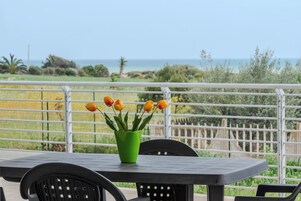 Apartamento conforto | Terraço/pátio