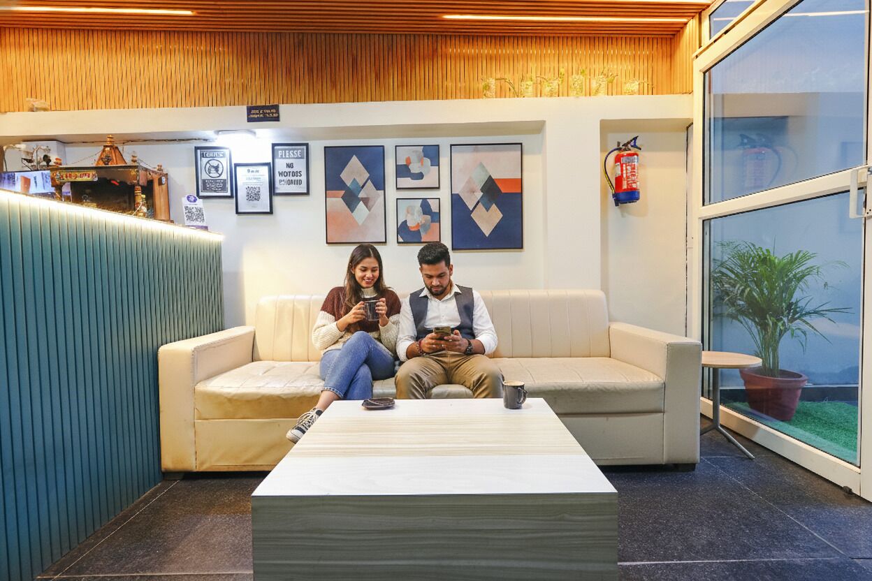 Sala de estar do lobby