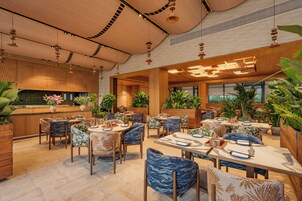Café da manhã com buffet grátis todos os dias