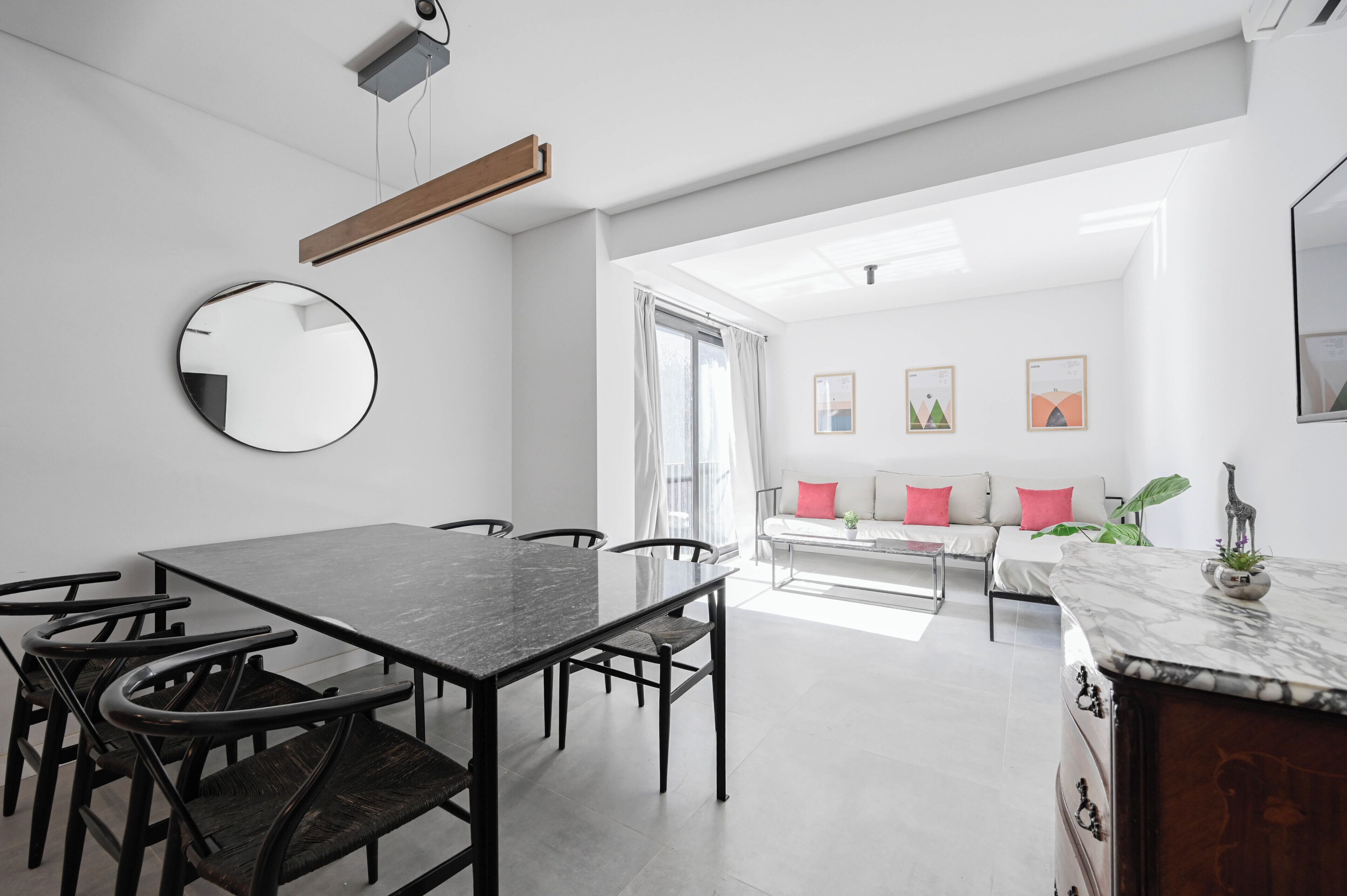 Apartamento, Vista para a cidade (C) | Sala de estar