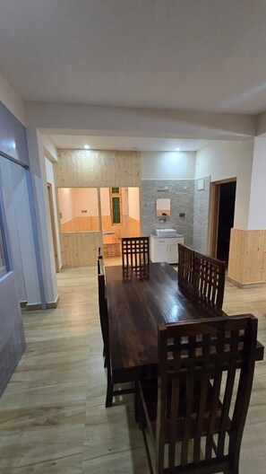 Opções para refeição no quarto