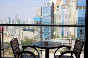 Superior King City View | Vista da varanda