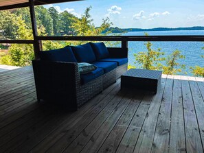 Casa Familiar, aceitam-se animais de estimação, vista para o lago | Terraço/pátio interior