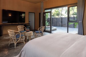 Quarto solteiro superluxo, varanda coberta