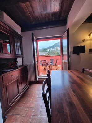 Apartamento Familiar, vista para a montanha | Restaurantes