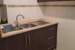 Apartamento clássico, vista para o mar | Cozinha privada