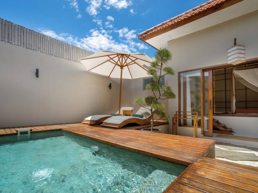 Quarto casal executivo, piscina particular | Piscina | Piscina externa