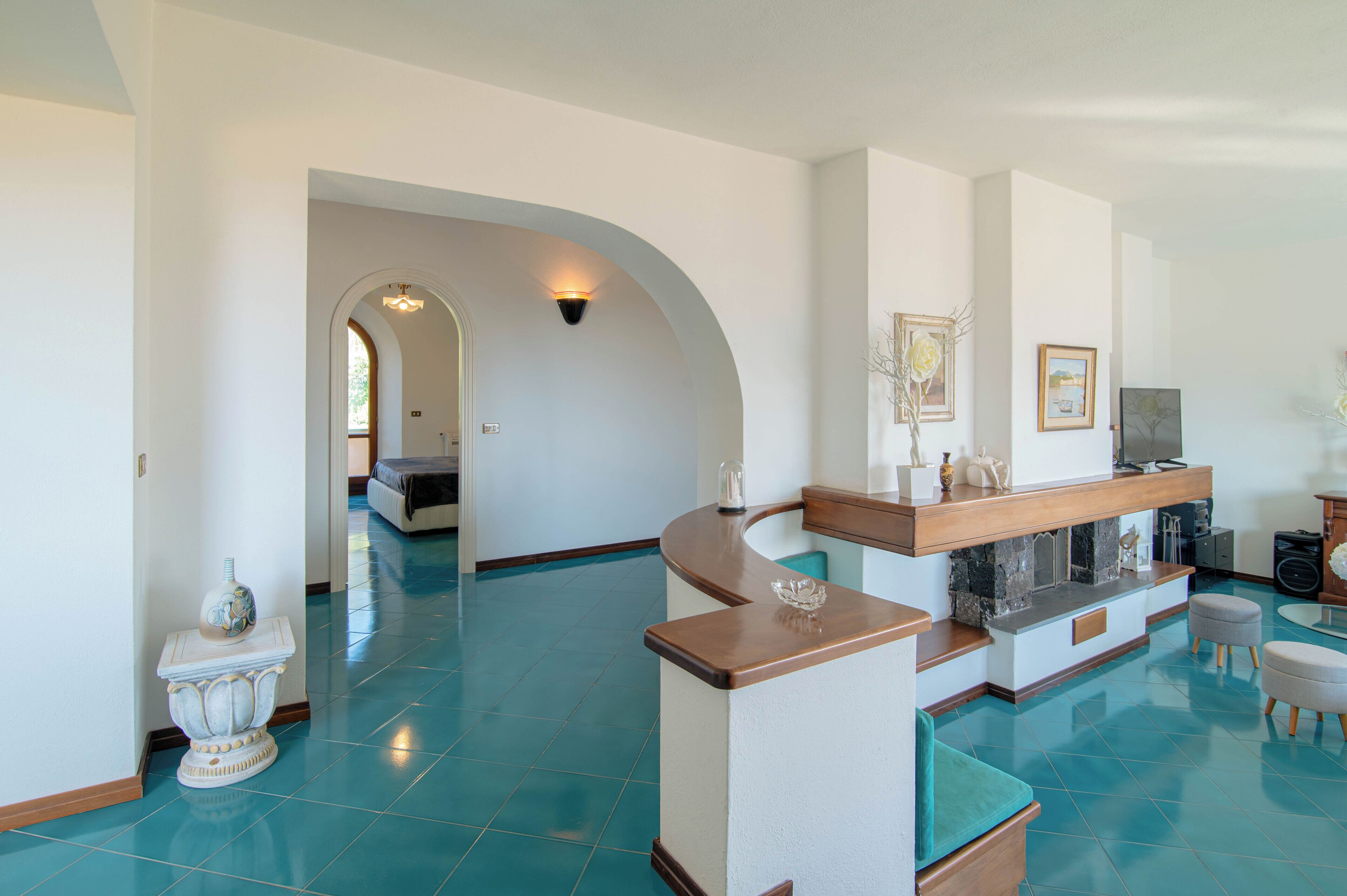 Villa, varanda, Vista para a cidade | Interior