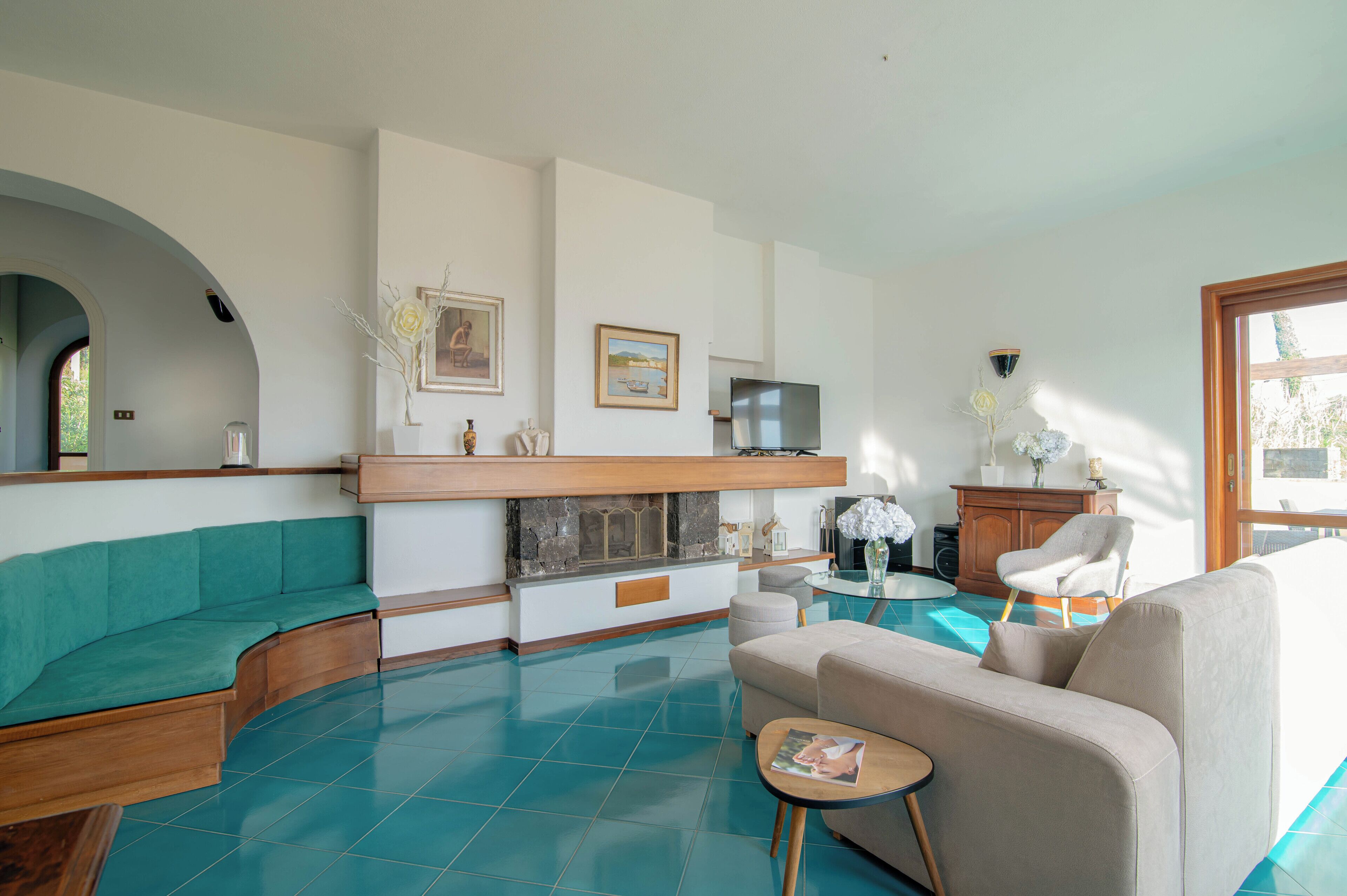 Villa, varanda, Vista para a cidade | Sala de estar