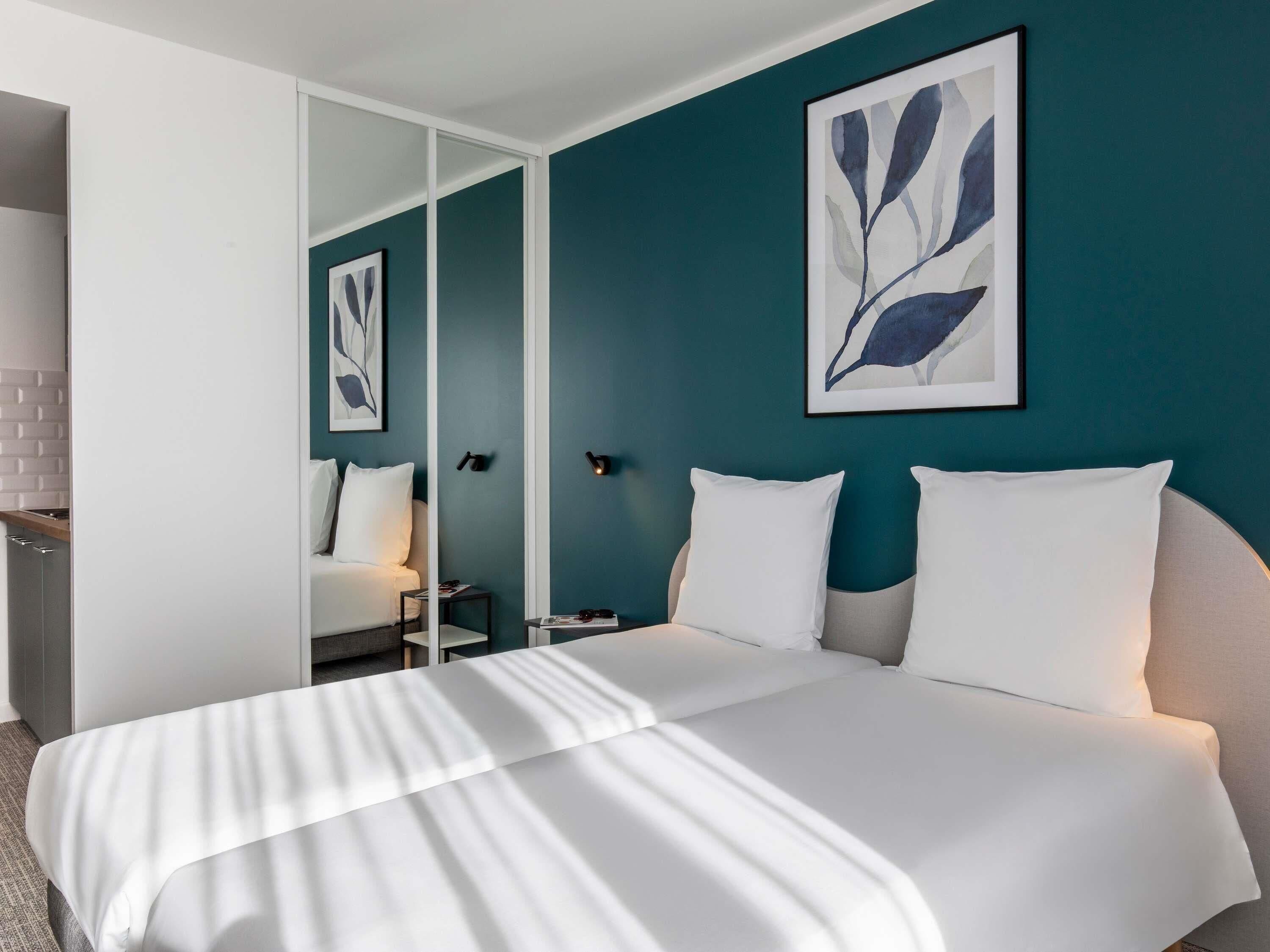 Estúdio, 2 camas de solteiro