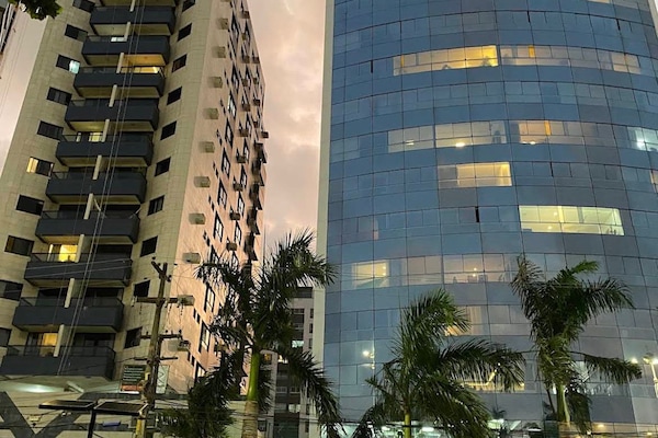 Apartamento Familiar, vista parcial para o mar | Exterior