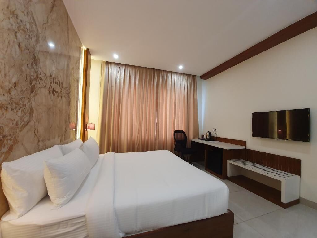 Quarto Duplo Executivo, Vista para a cidade | Cofre no quarto, quartos insonorizados, ferro/tábua de engomar 