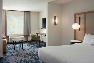 Suite, 1 cama king-size e sofá-cama