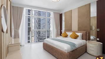 Apartamento de Luxo, varanda, Vista para a cidade | Ferro/tábua de engomar, Wi-fi grátis