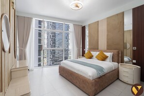 Apartamento de Luxo, varanda, Vista para a cidade | Ferro/tábua de engomar, Wi-fi grátis 