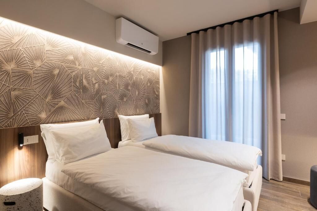 Apartamento Premium, 2 quartos, vista para o jardim | Roupa de alta qualidade, edredões de penas 