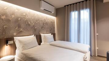 Apartamento Premium, 2 quartos, vista para o jardim | Roupa de alta qualidade, edredões de penas