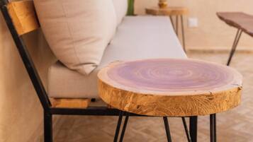 Quarto Duplo, varanda | Terrenos do alojamento