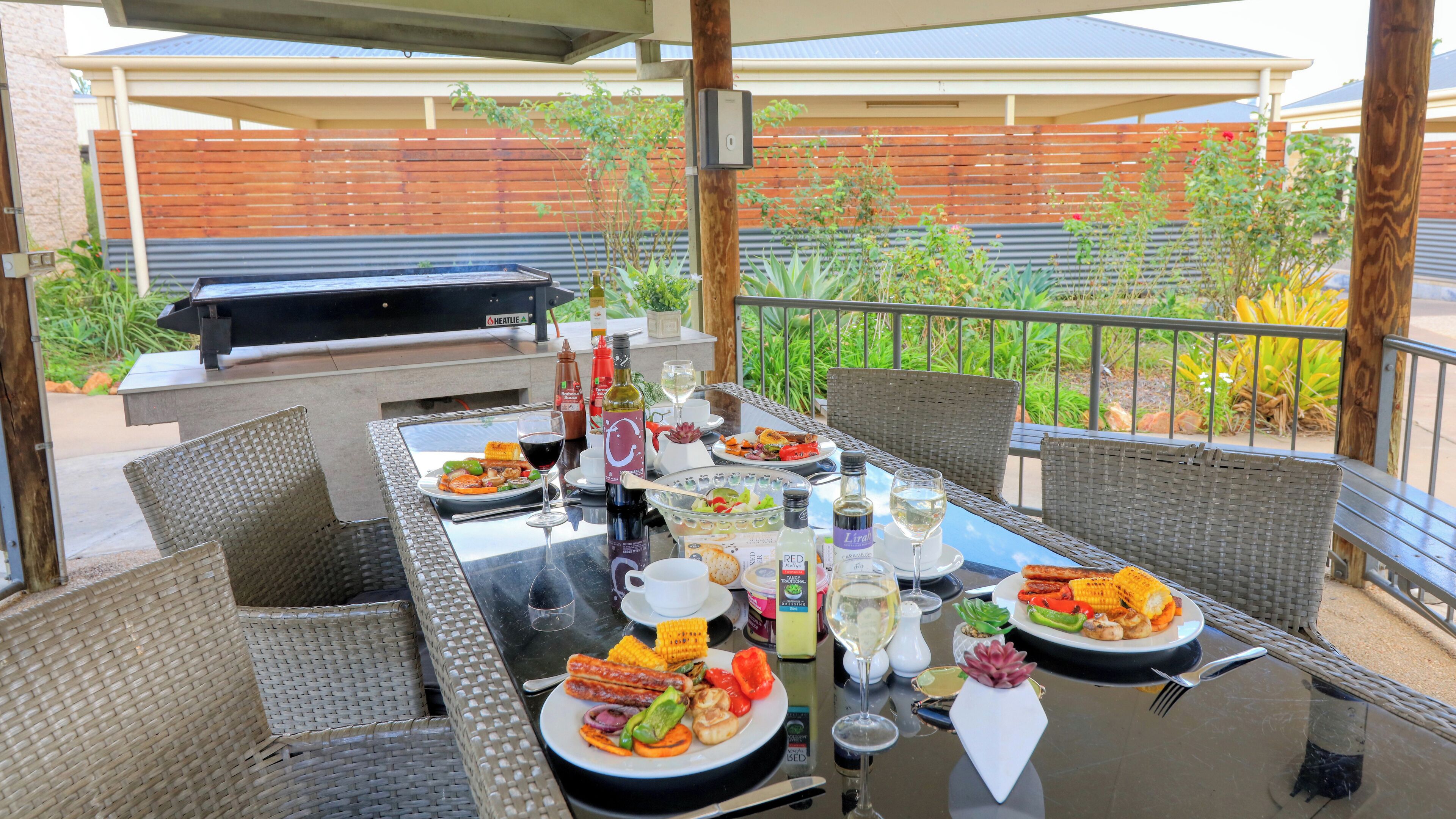 Refeições ao ar livre