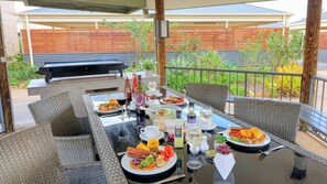 Opções para refeição ao ar livre