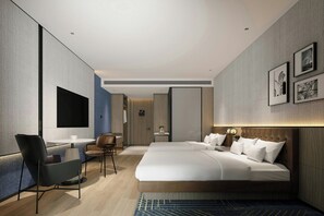 Quarto superior, 2 camas de casal, vista para o jardim