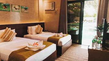 Gunita Poolside Twin | Cofres nos quartos, escrivaninha, Wi-Fi de cortesia