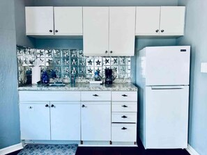 Estúdio, várias camas, kitchenette, vista para o jardim (Surf + Strand Unit B) | Cozinha privada