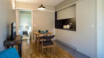 Apartamento clássico, vista para o pátio