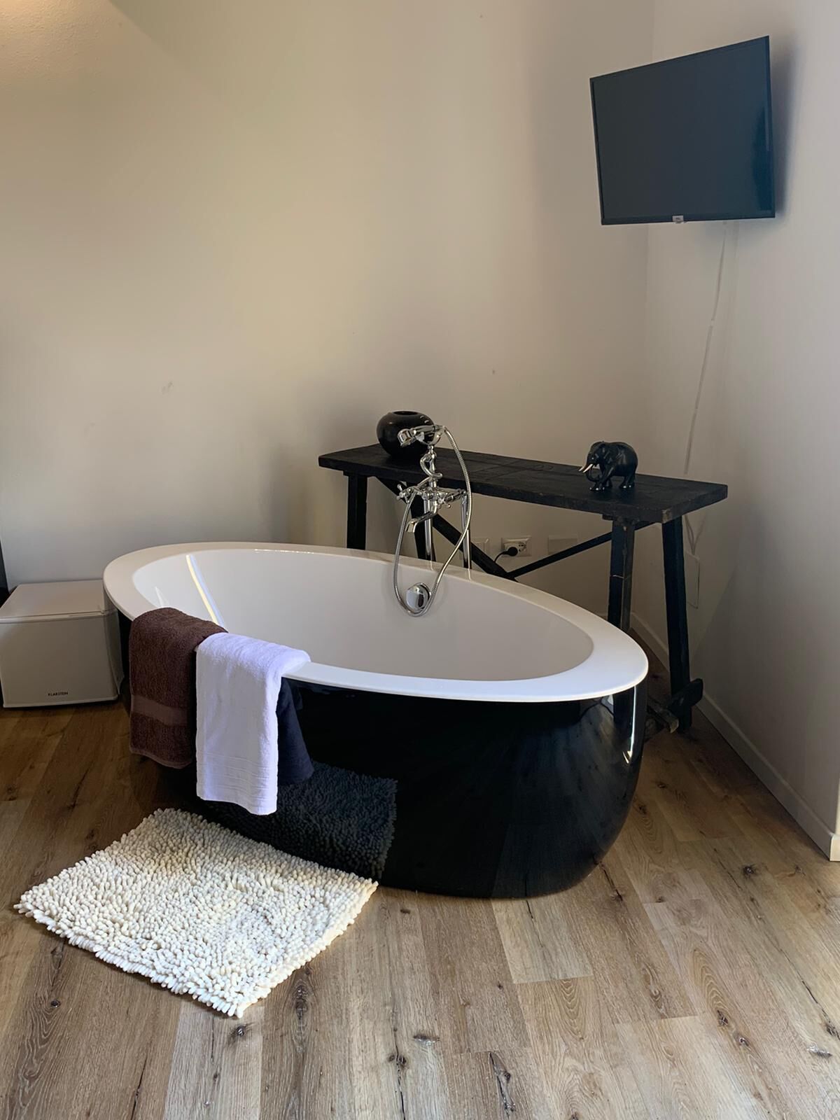 Quarto Duplo de Luxo, em frente ao mar | Casa de banho