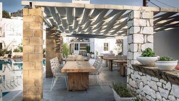 Opções para refeição ao ar livre