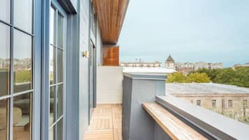 Loft, 1 quarto | Detalhe da fachada