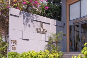 Entrada do alojamento