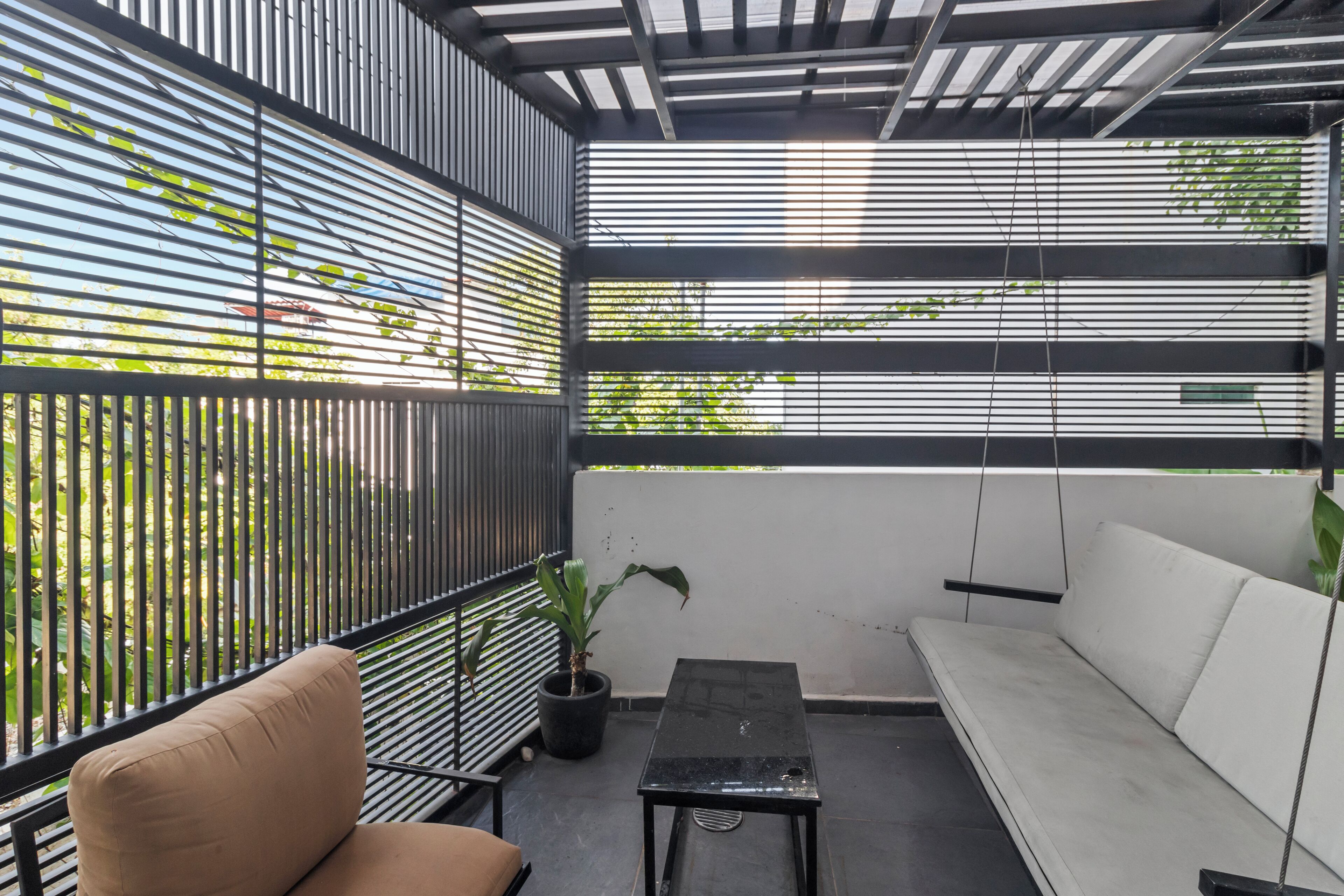 Área de estar no saguão