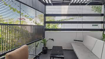 Área de estar no saguão