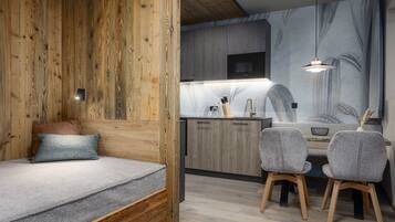 Apartamento | 1 quarto, roupa de cama fornecida