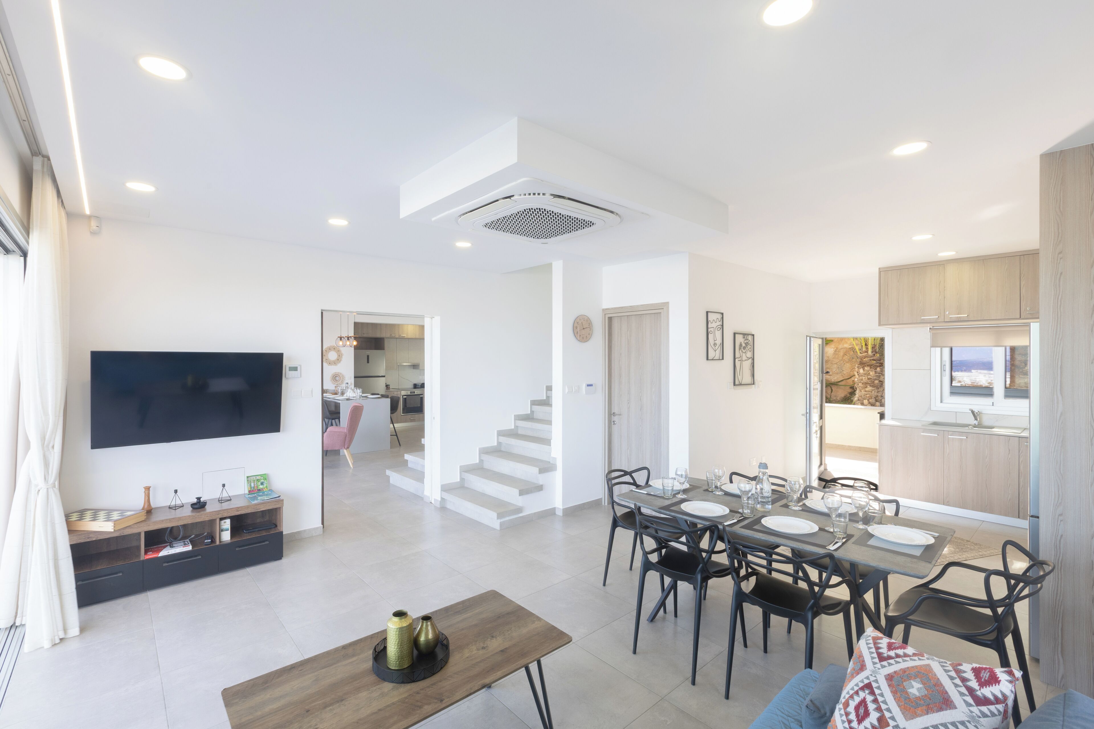 Villa, 4 quartos, piscina privativa, Vista para a cidade | Sala de jantar
