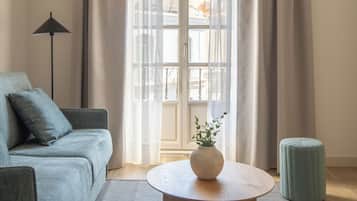 Apartamento, 1 quarto | Sala de estar