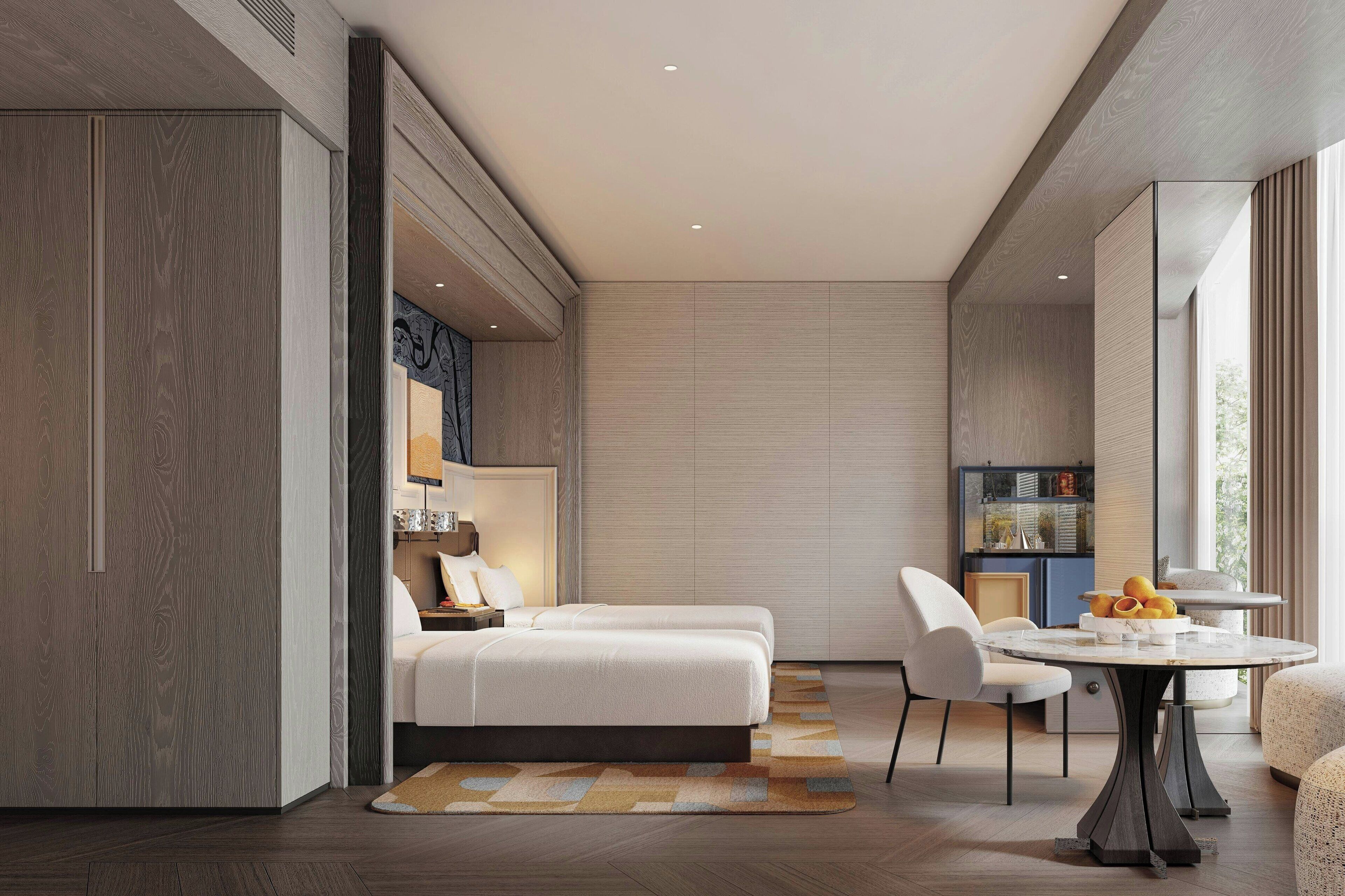 Quarto Premium, 2 camas de casal, Vista para a cidade