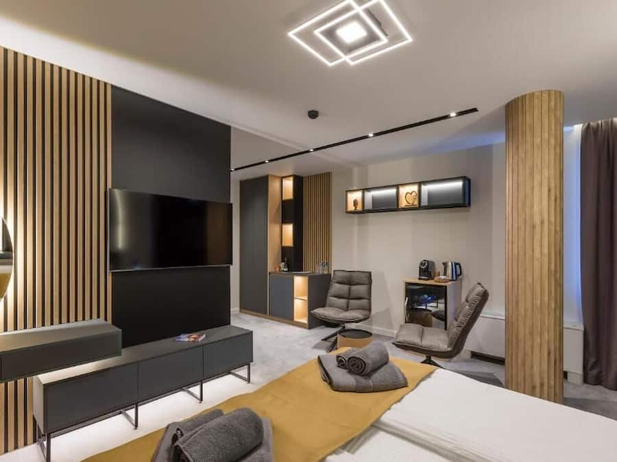 Quarto Duplo Superior, Vista para a cidade | Cortinas/cortinados opacos, quartos insonorizados