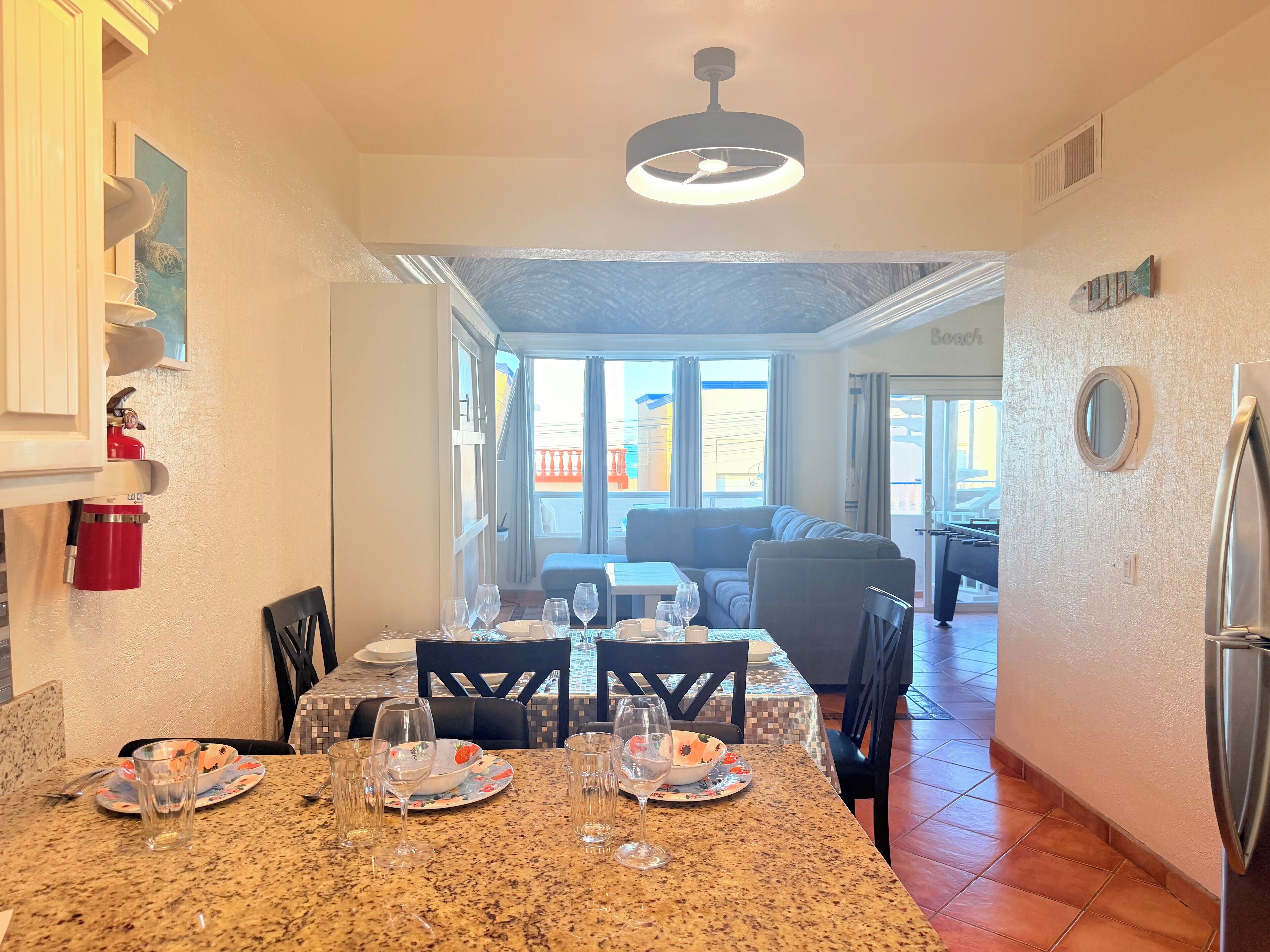 Casa Familiar, vista para o mar | Restaurantes