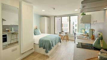 Estúdio, não fumadores | Cortinas/cortinados opacos, Wi-fi grátis