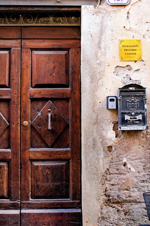 Apartamento, vista para a cidade | Detalhe da fachada